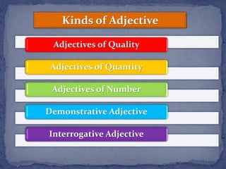 Adjectives | PPTX