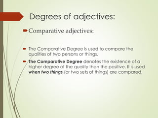Adjectives | PPTX