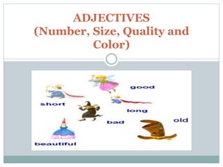 ADJECTIVES Lesson for Grade 2 students | PPTX