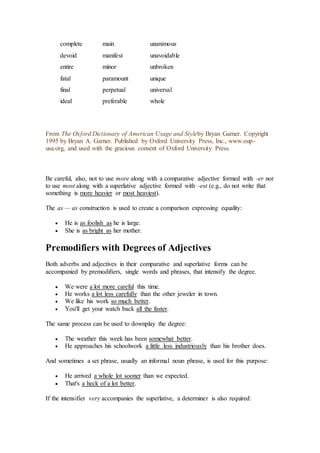 Adjectives | DOCX