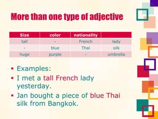 Adjectives | PPT