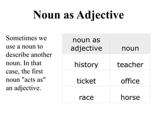 Adjectives | PPTX
