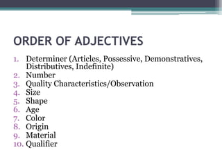 Adjectives | PPTX