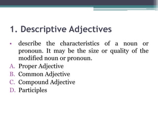 Adjectives | PPT