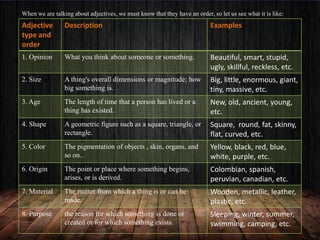 Adjectives | PPTX