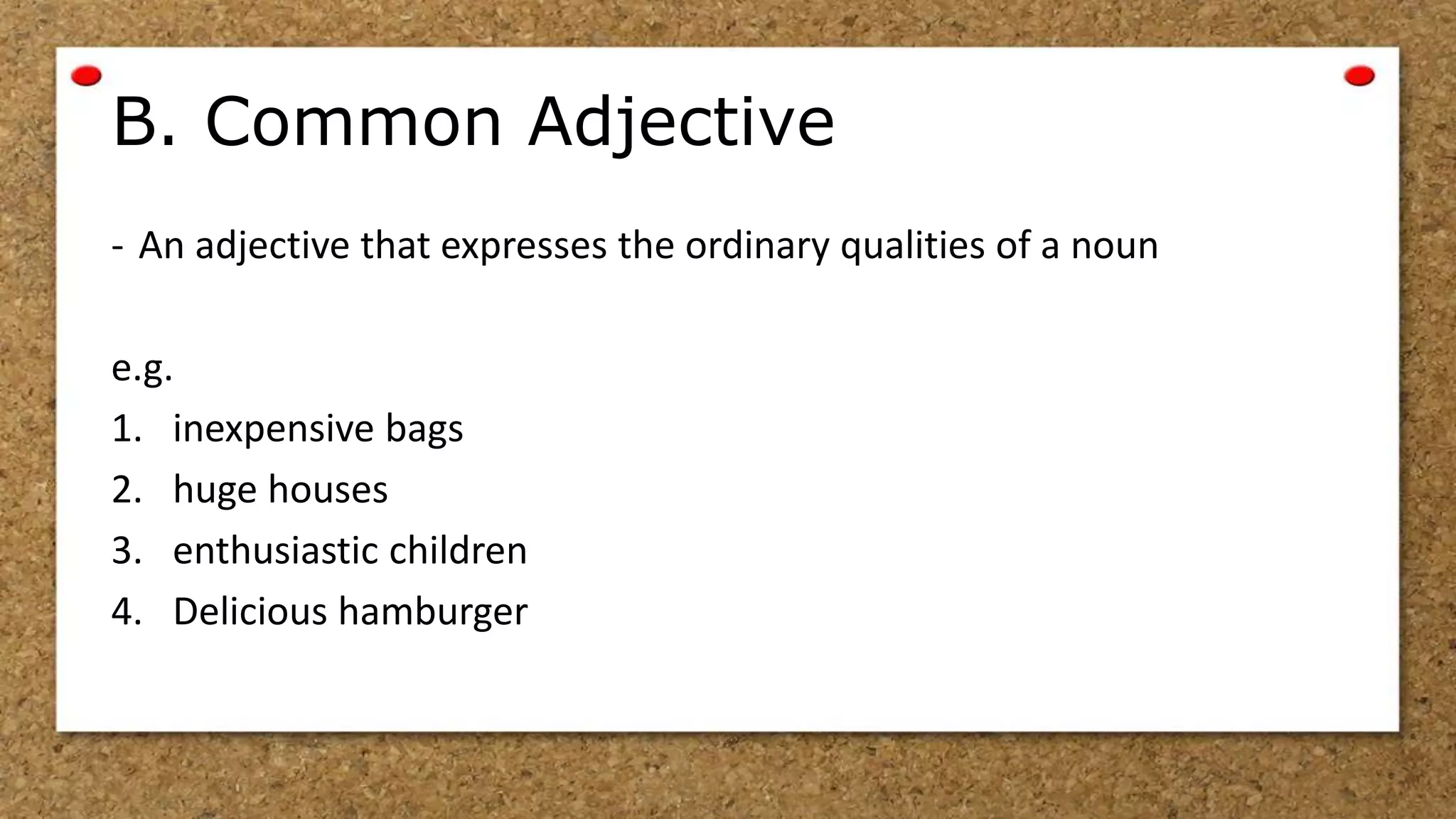 ADJECTIVES | PPTX