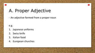 ADJECTIVES | PPTX