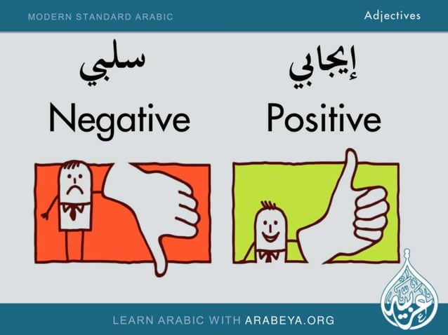 Adjectives in Modern Standard Arabic - | PPSX