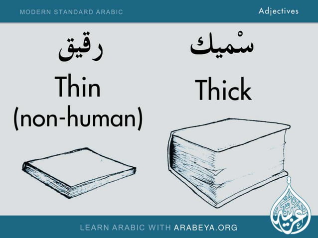 Adjectives in Modern Standard Arabic - | PPSX