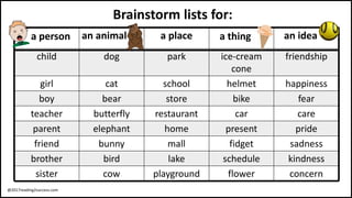 Adjectives - Words that describe people, animals, places, things and ...