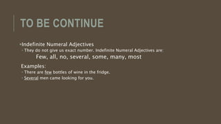 Adjectives | PPTX