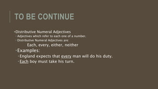 Adjectives | PPTX