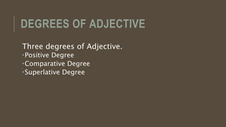 Adjectives | PPTX