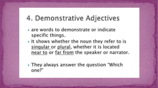 Adjectives and kinds (English) | PPTX