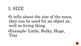 Adjectives | PPTX