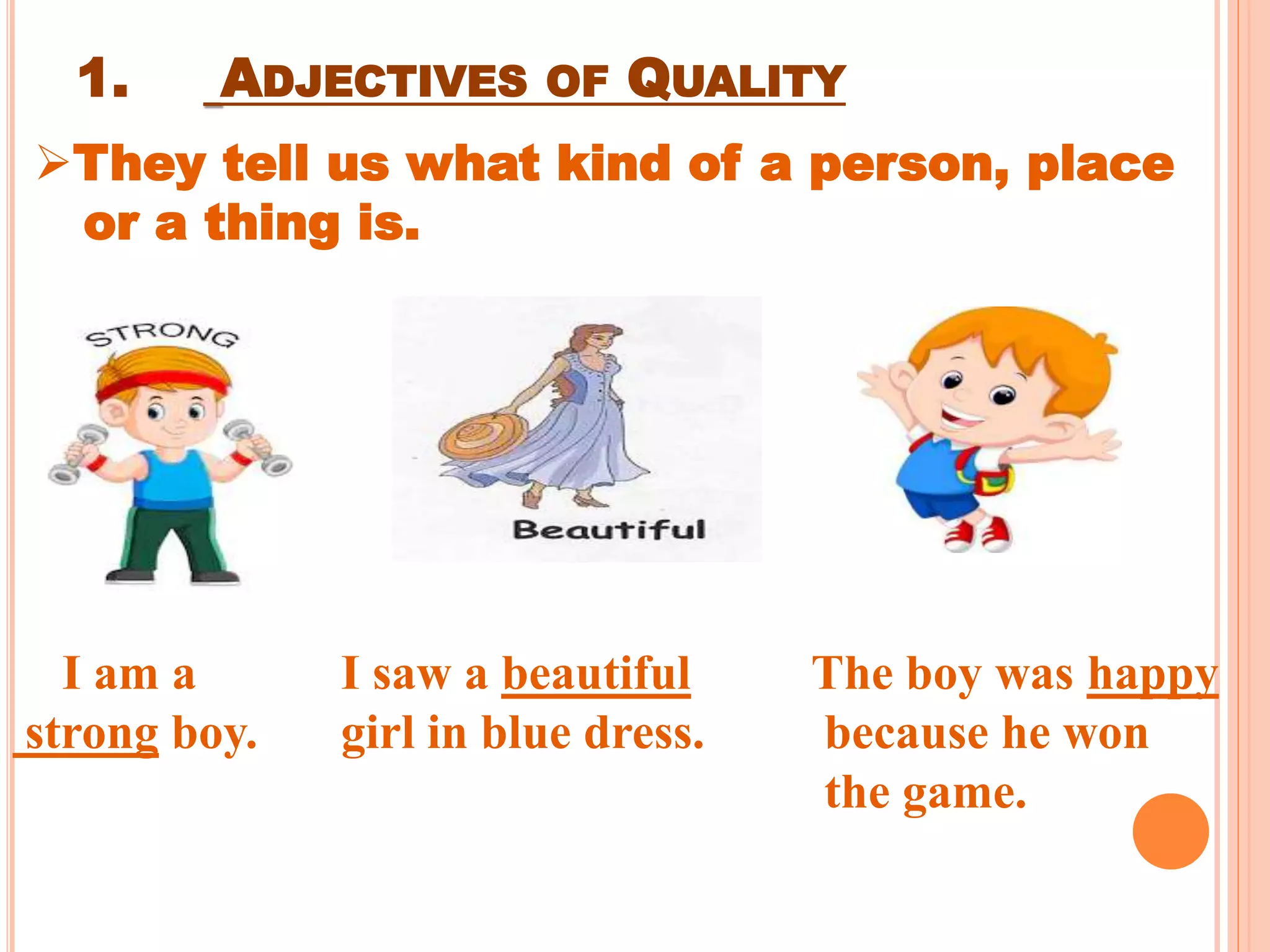Adjectives :Kinds of Adjectives | PPTX