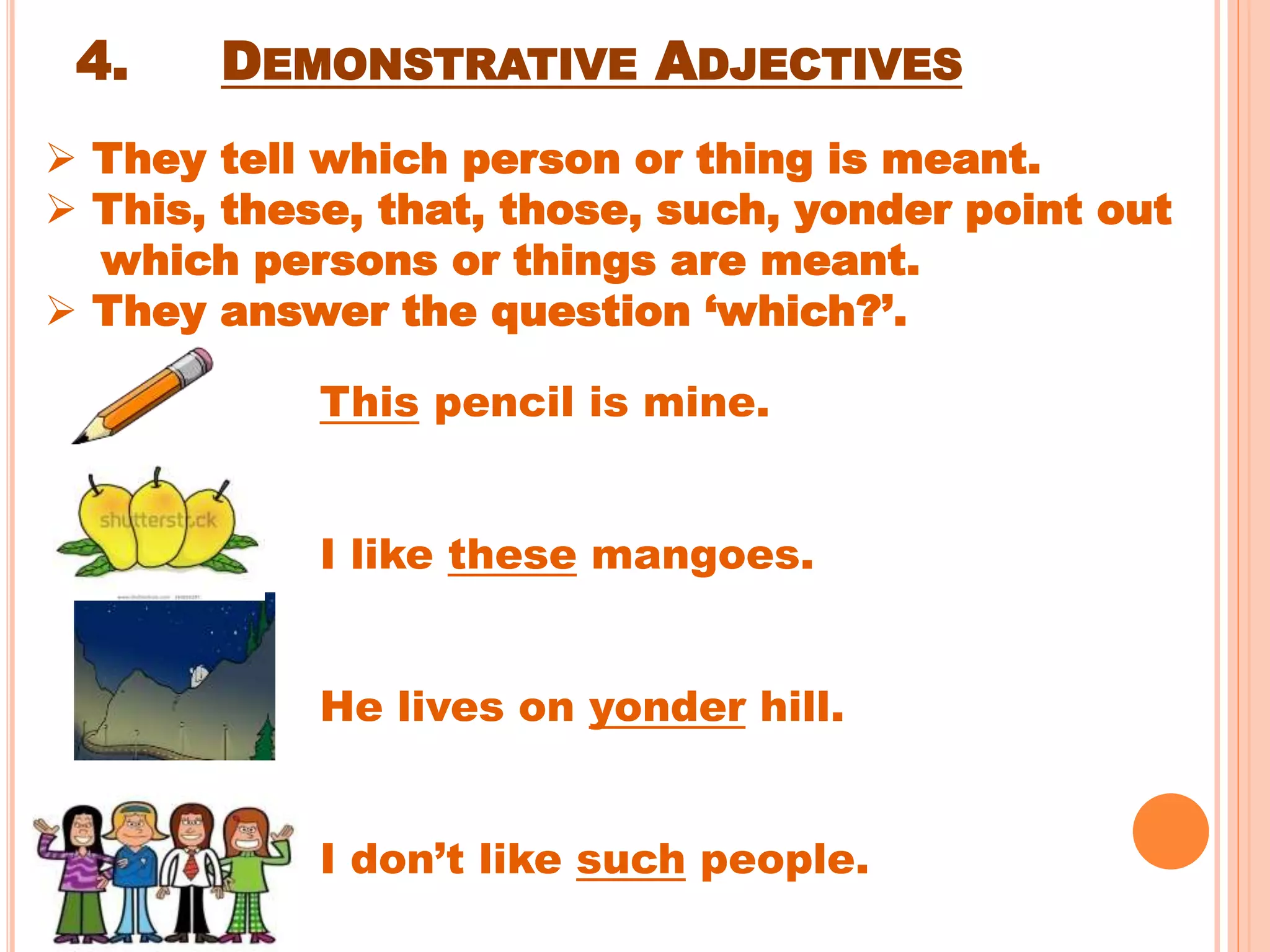 Adjectives :Kinds of Adjectives | PPTX
