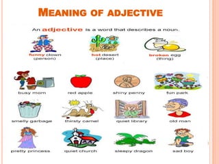 Adjectives :Kinds of Adjectives | PPTX