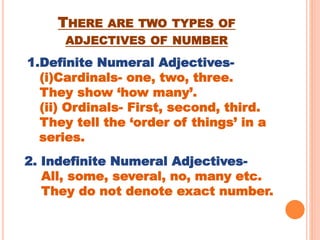 Adjectives :Kinds of Adjectives | PPTX