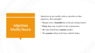 Adjectives | PPT