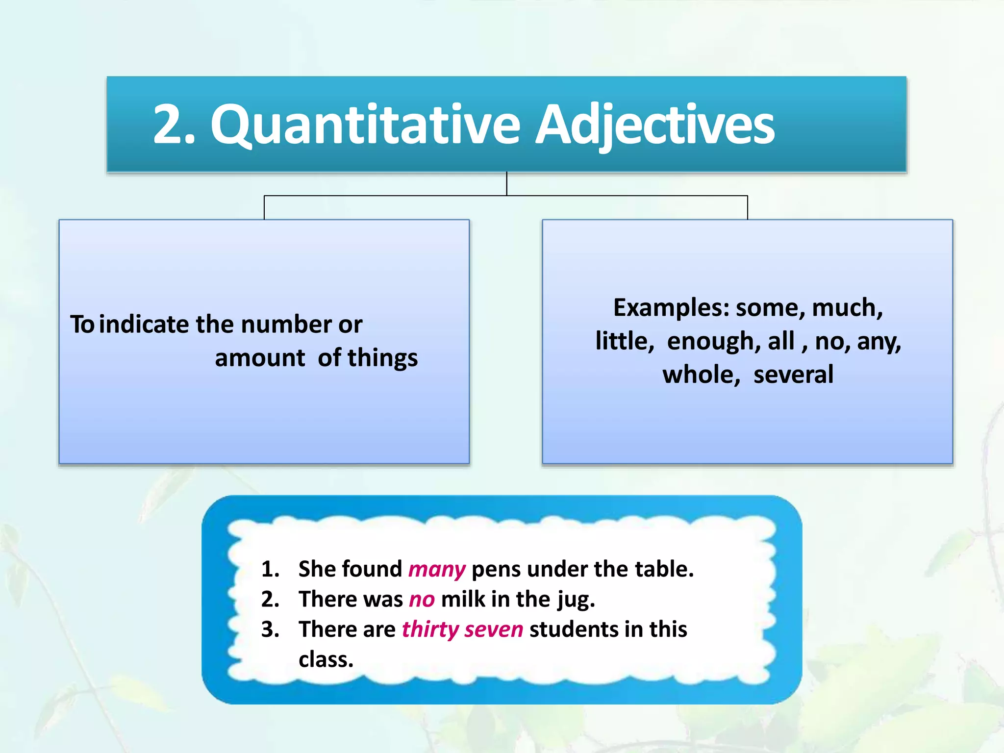 Adjectives | PPTX