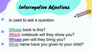 Adjectives | PPTX