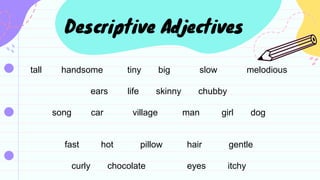 Adjectives | PPTX