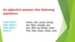 Adjectives | PPT