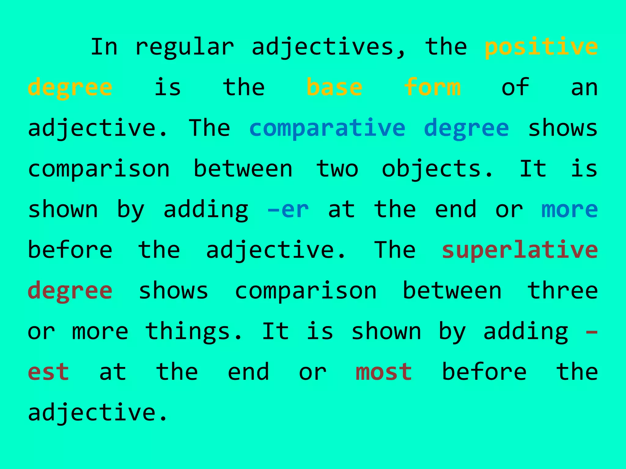 Adjectives | PPTX