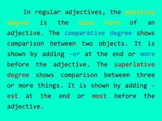 Adjectives | PPTX