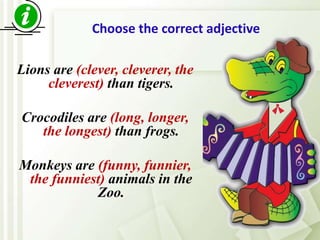 adjectives.pptx | Large Animals | Pets