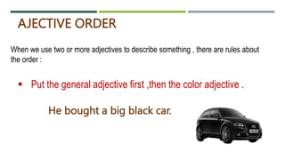 Adjectives. | PPTX