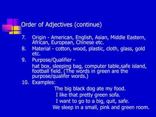 adjectives.ppta djectives quarter 3 for grades-4-6 | PPT