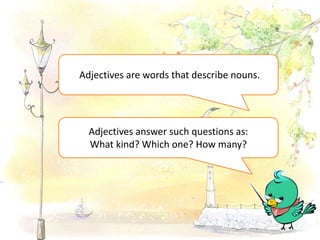 ADJECTIVES PRESENTATION FOR SECOND GRADE.pptx