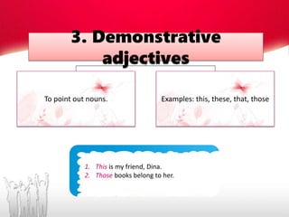 ADJECTIVES PRESENTATION FOR SECOND GRADE.pptx