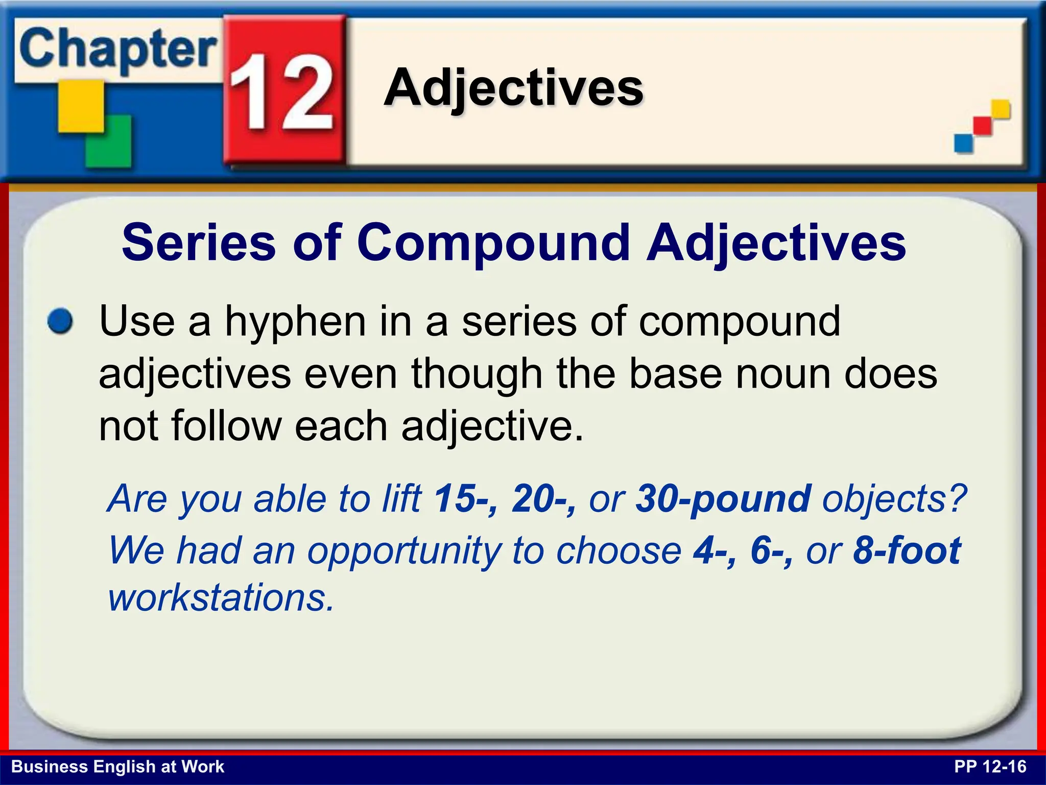 adjectives and types of adjectives english 8.ppt