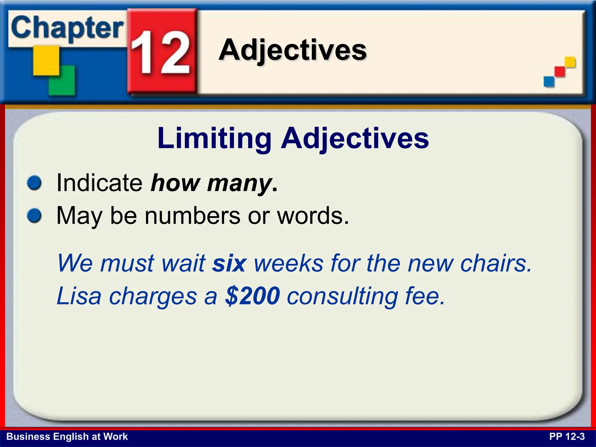 adjectives and types of adjectives english 8.ppt