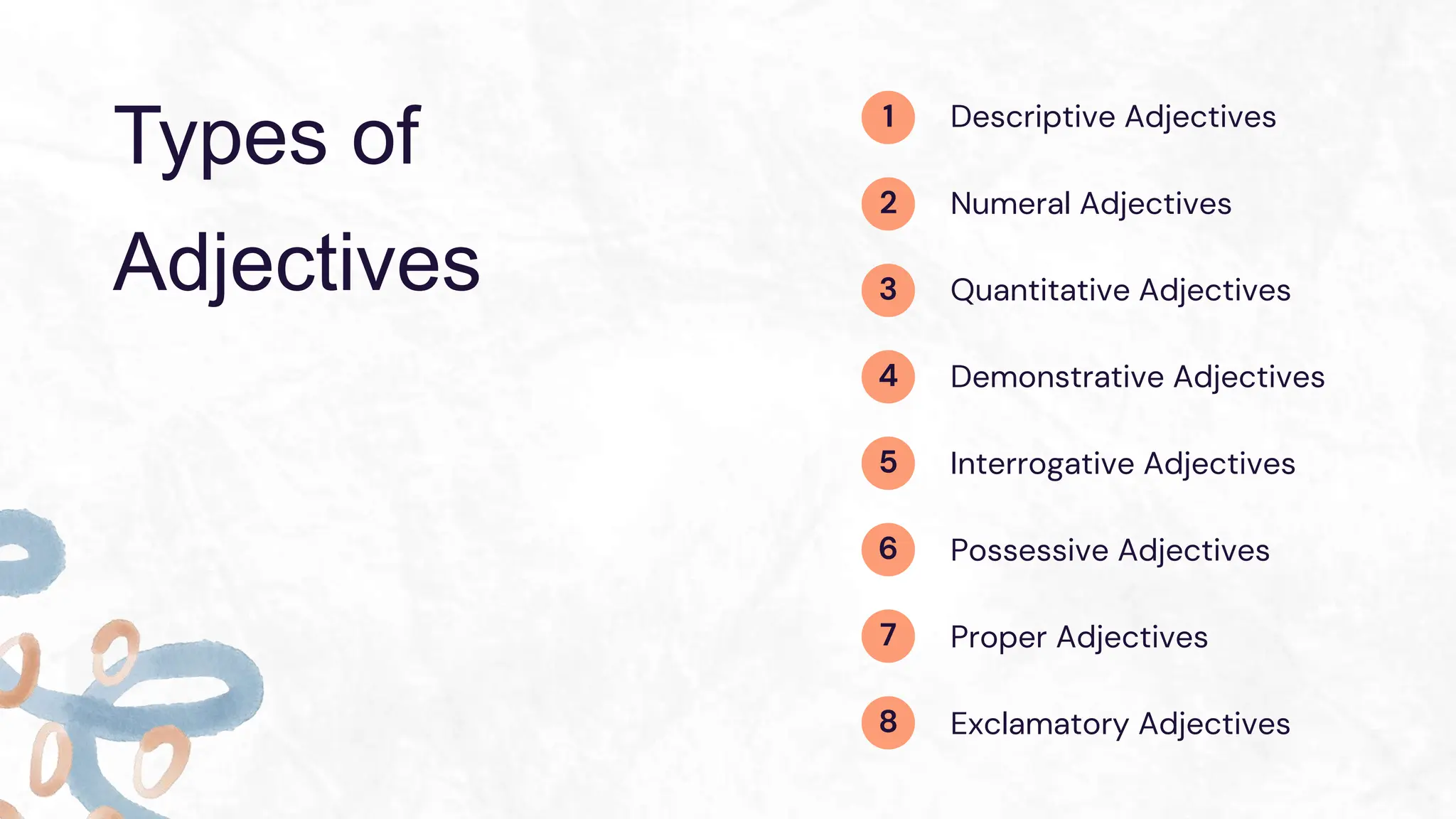 Adjectives presentation, definition and its types | PPTX | Style & Fashion