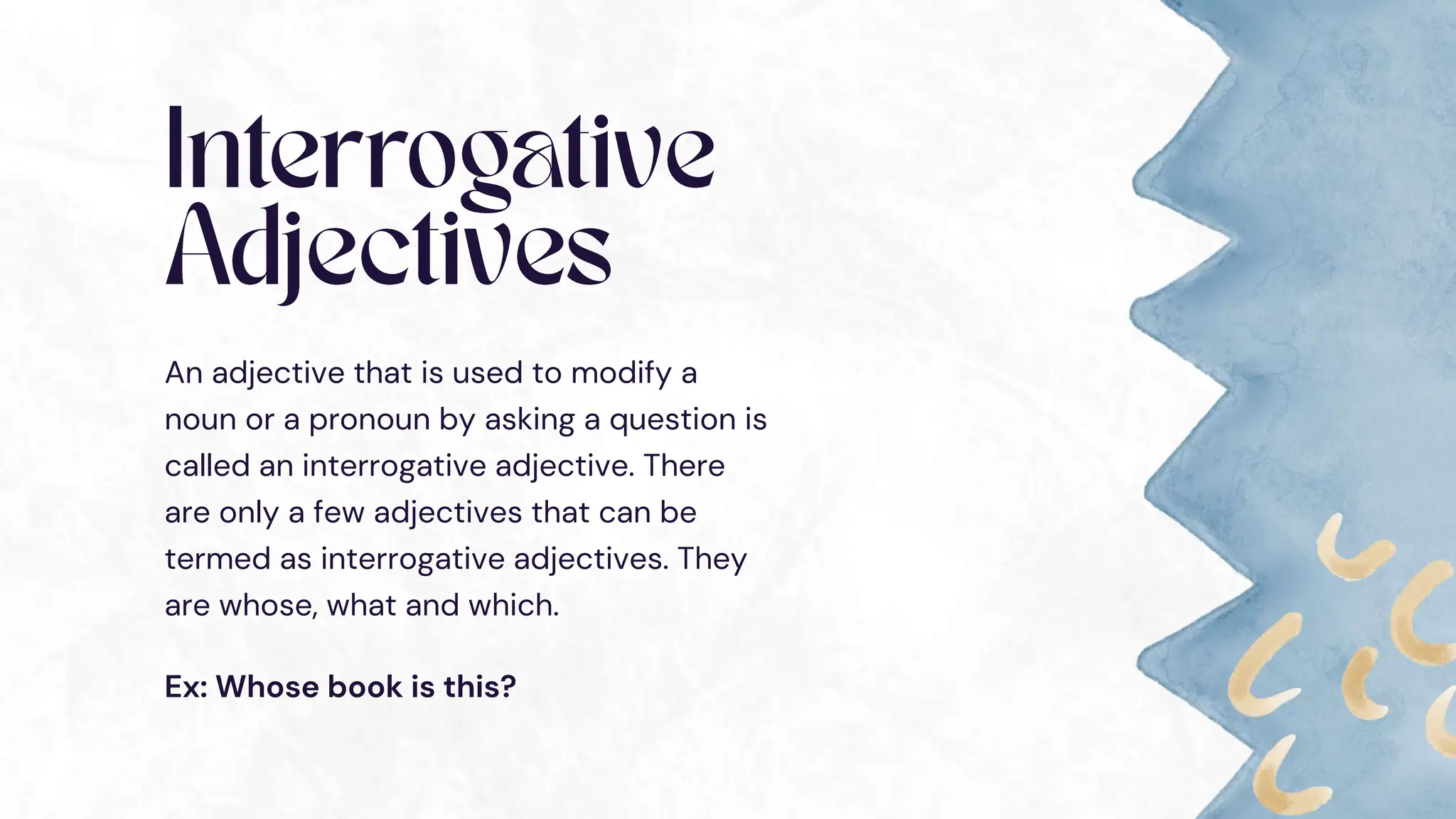 Adjectives presentation, definition and its types | PPTX | Style & Fashion