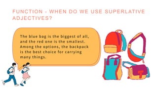 Adjectives presentation, definition and its types | PPTX