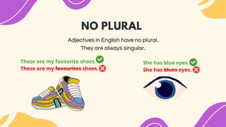 learn more about adjectives in english + | PDF