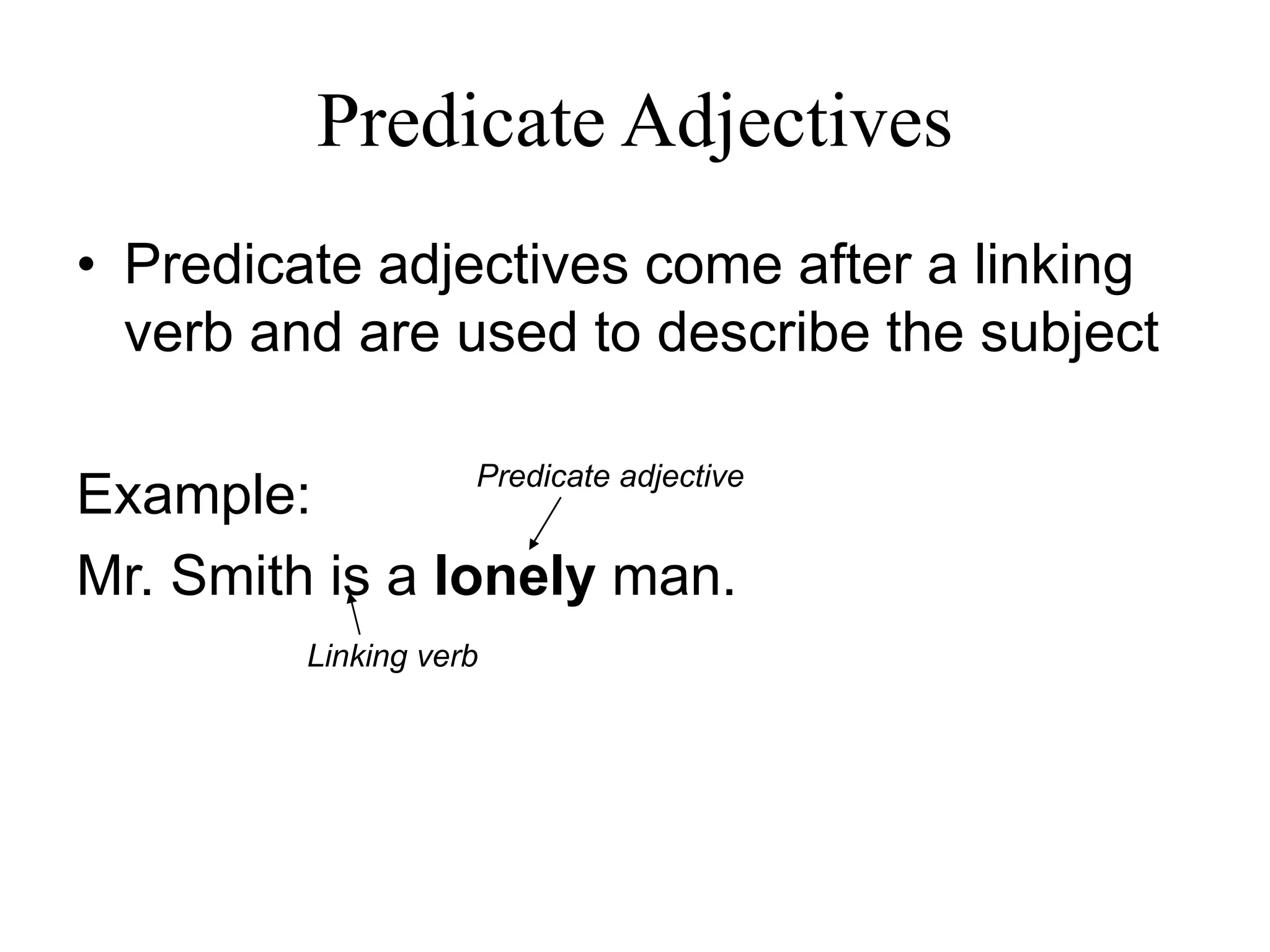 identifying adjectives for english grade 3 | PPT