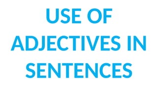 Grade 1 English - Grammar Adjectives.pptx