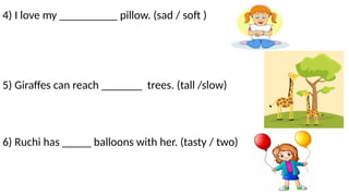 Grade 1 English - Grammar Adjectives.pptx