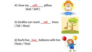 Grade 1 English - Grammar Adjectives.pptx