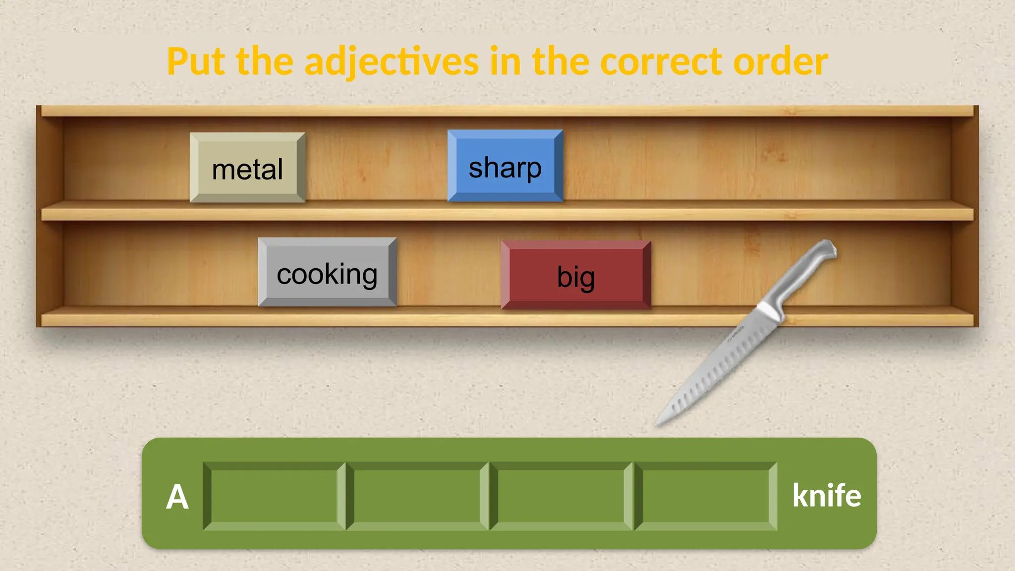 It is about adjective and the order of adjective | PPTX