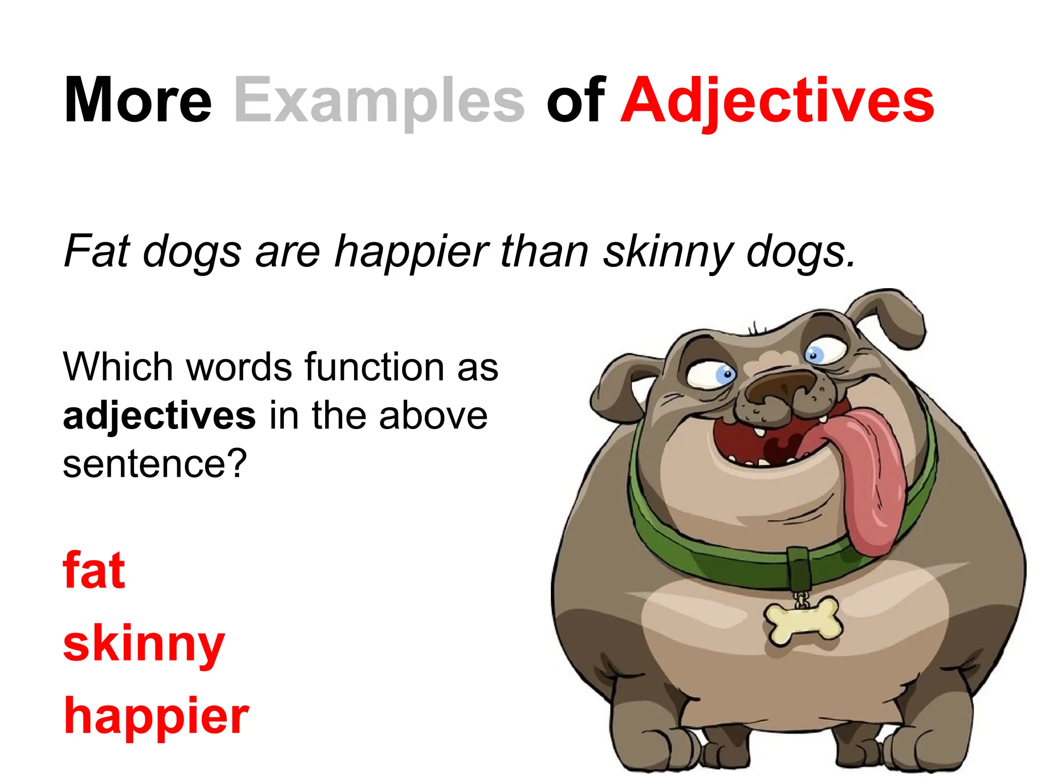 adjectives power point presentation Ereading | PPTX