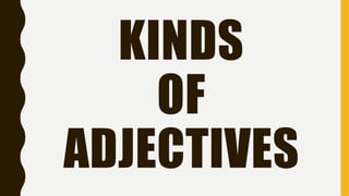 ALL ABOUT ADJECTIVES THATY YOU CAN USE IN TEACHING ENGLISH | PPTX