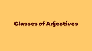 STRUCTURE OF ENGLISH. Midterm adjective | PPT
