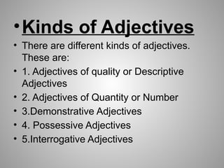 ADJECTIVES power point for secondary school .pptx